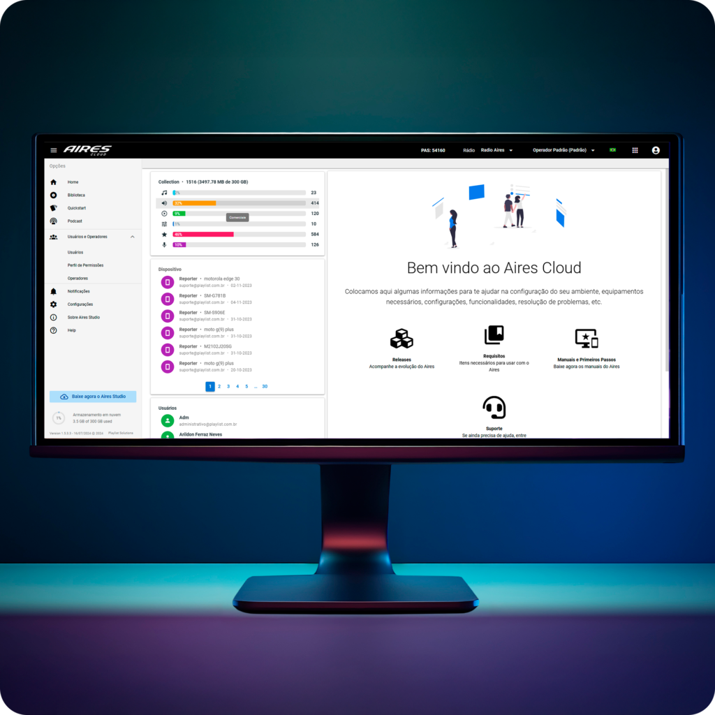 Aires Studio (ENG) - Playlist Software Solutions