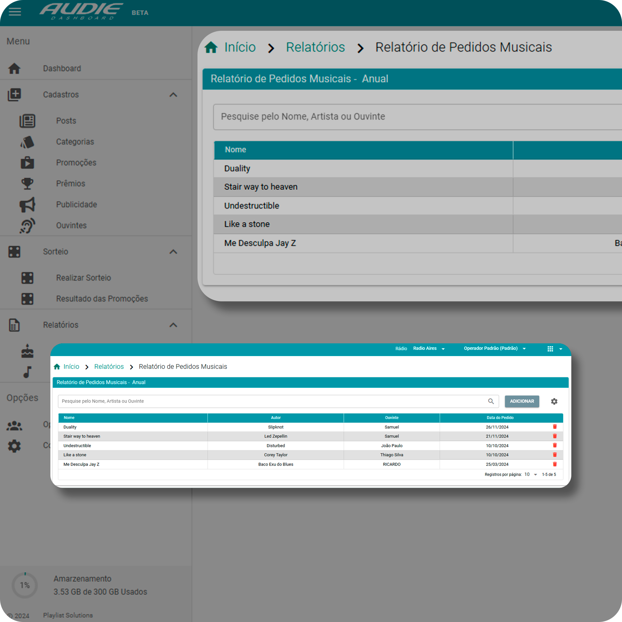 Audie - Playlist Software Solutions
